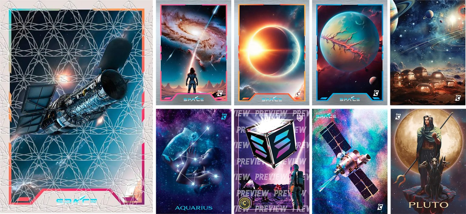 Cardsmiths Space Trading Cards: The Full Gemstone Refractor™ Lineup | HoloHoard Blog